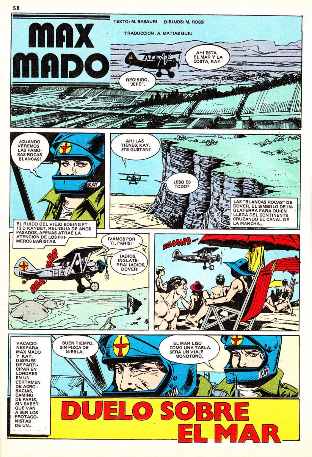 Aquellos inolvidables tebeos...: Max Mado - M. Basari - Maro' (Mario ...