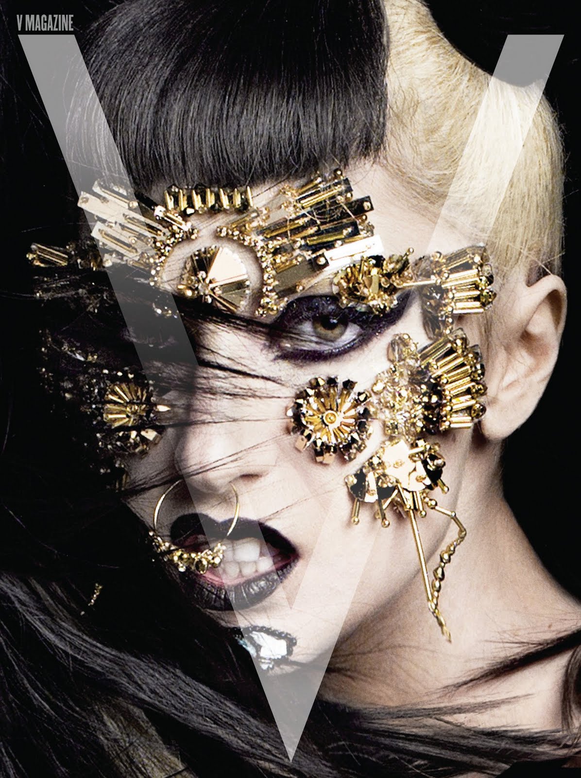 Studded Hileeery: Lady Gaga covers V Magazine #71 - The Asian Issue