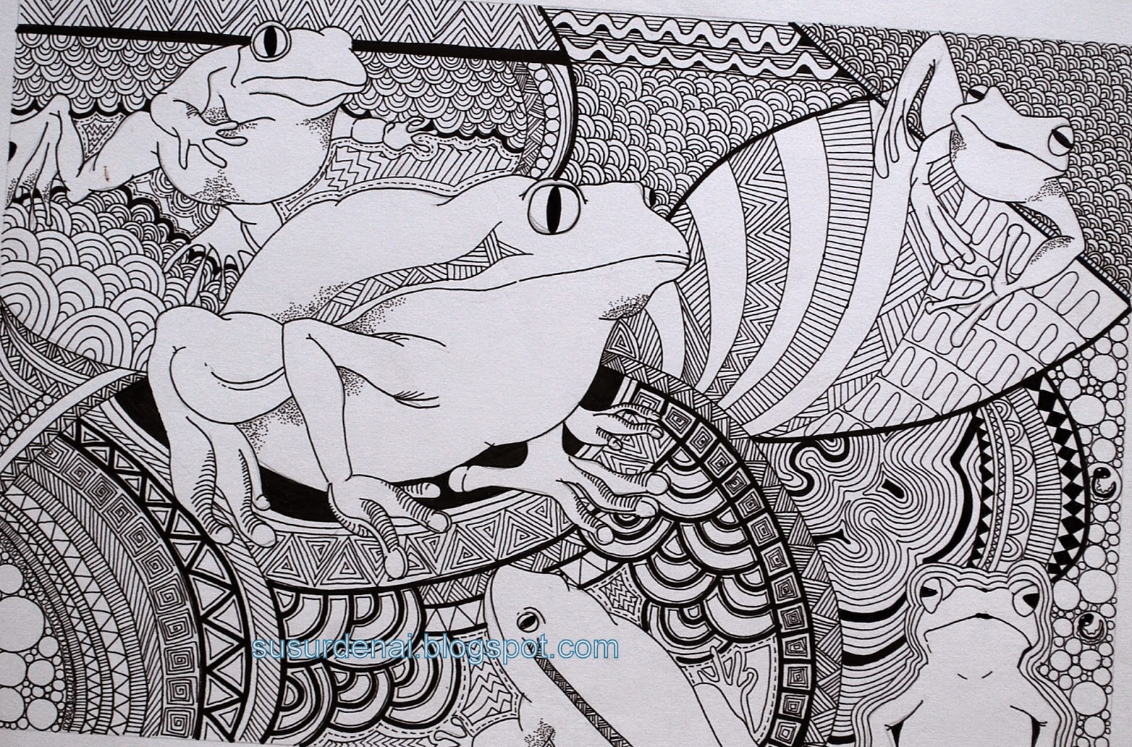 SusurDenai: APLIKASI GARISAN DALAM KARYA VISUAL