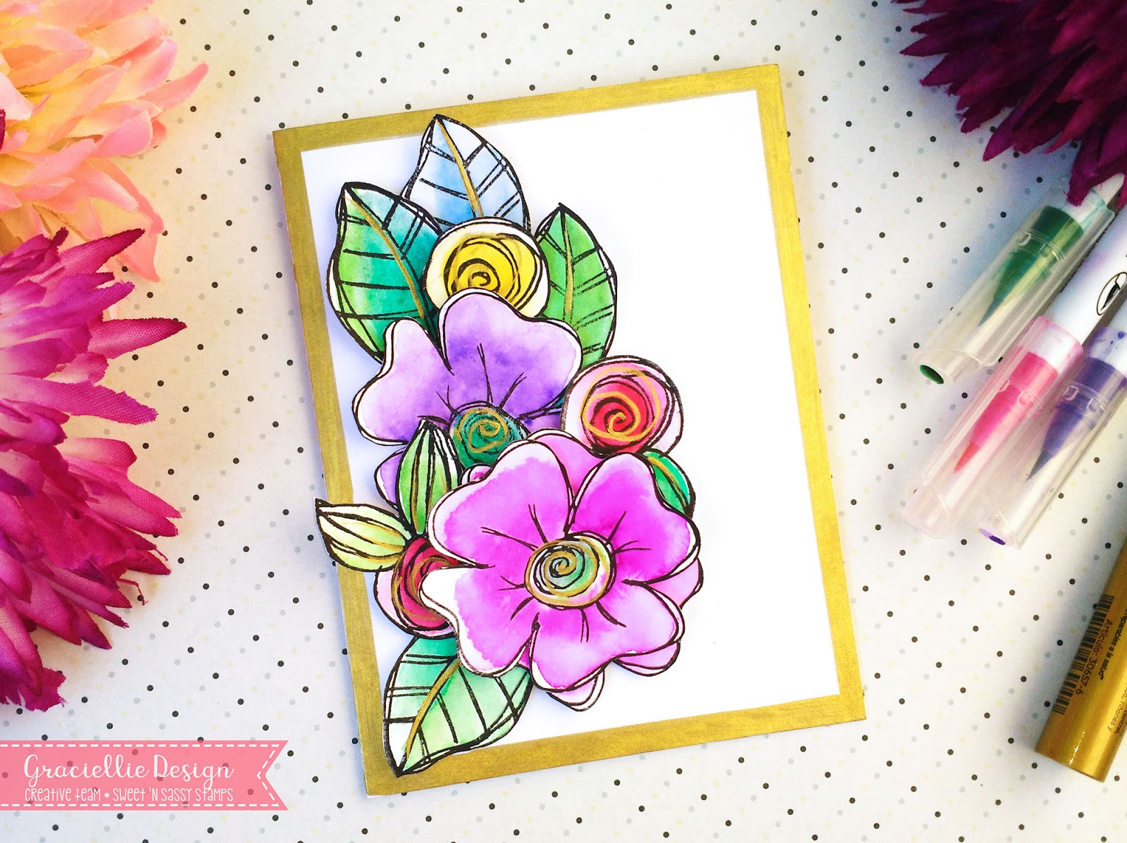 Sweet 'n Sassy Stamps: Quick & Easy Notecard -using Scraps- with ...
