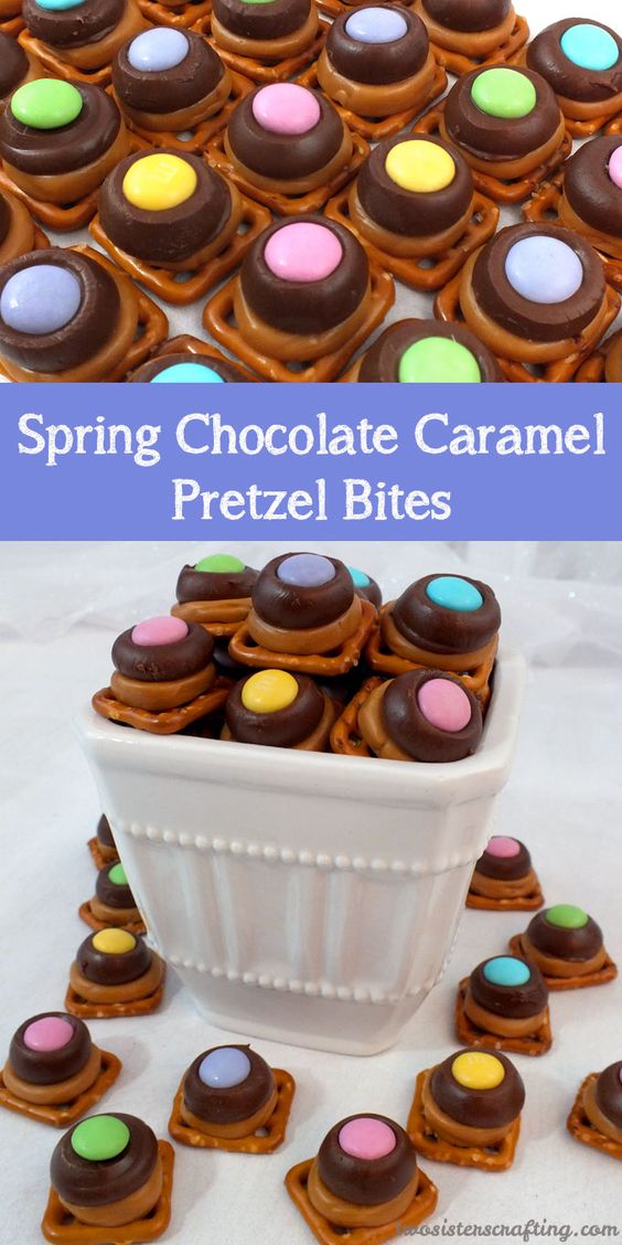 EXCLUSIVE SPRING CARAMEL PRETZEL BITES - WONDERFUL RECIPES