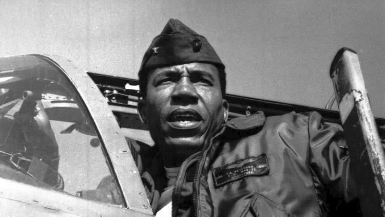Wounded Times: Marine Corps' First Black Pilot Remembered at Naval Academy
