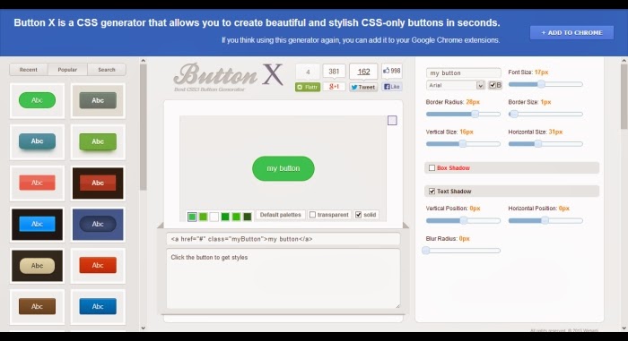 How to make Button in Blogger using Pure CSS | Perfect Blogger Tricks