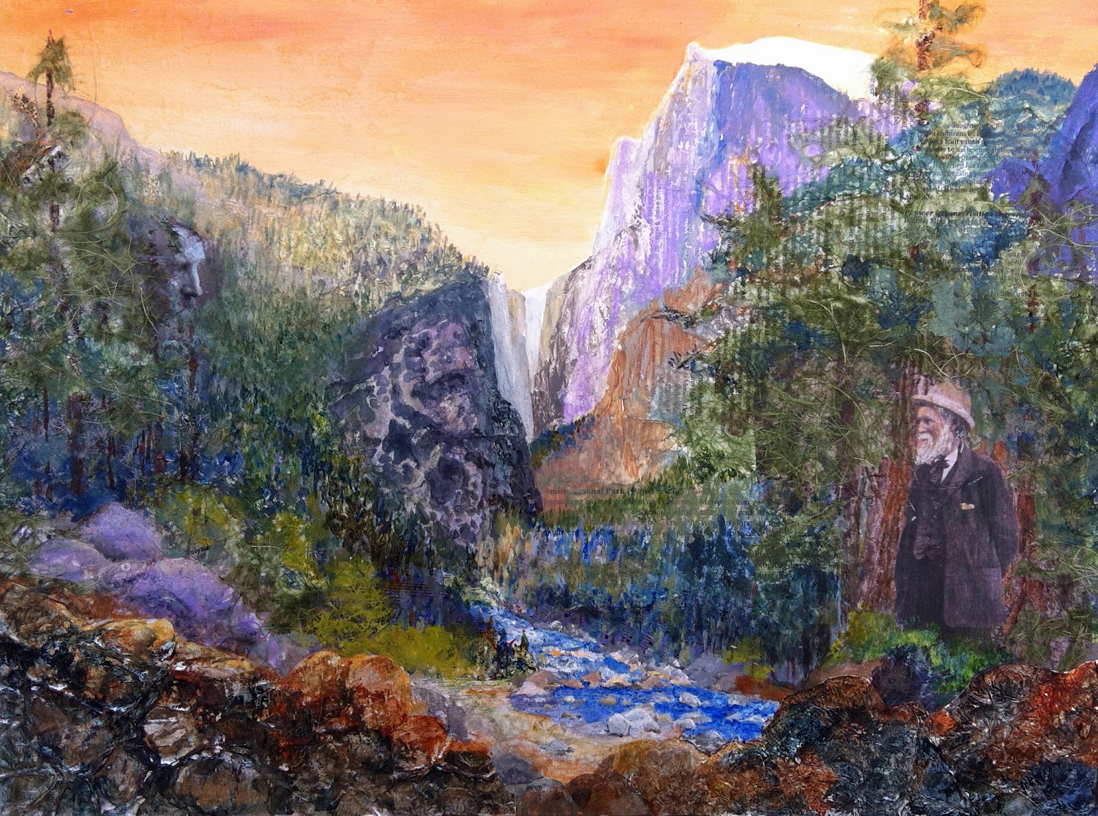 Diane Moore's Watercolors: "John Muir & Yosemite!"