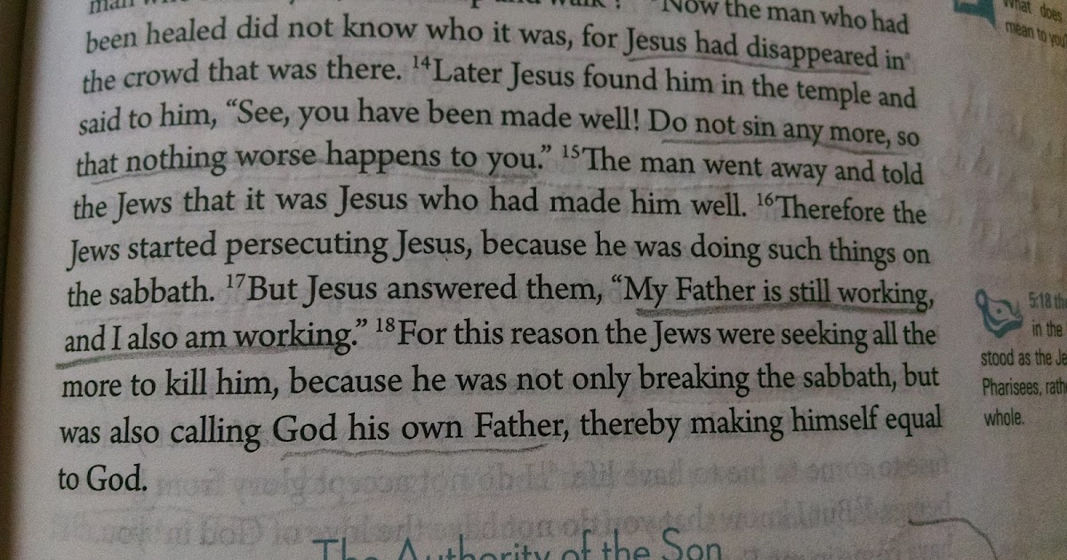 Driven to Drink: John 5:16-30, Our Faith Siblings