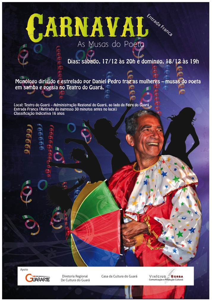 Poemação - Um Sarau Videoliteromusical: CARNAVAL com Daniel Pedro