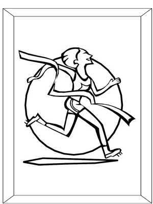 Llegando a la meta para colorear - Dibujos para Colorear | Dibujos para ...