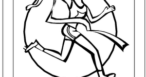 Llegando a la meta para colorear - Dibujos para Colorear | Dibujos para ...