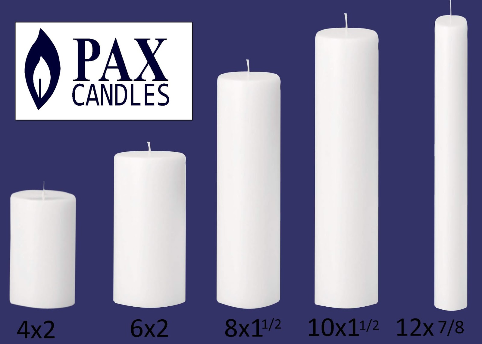 Z59 NEWS STORIES PAX Candle Sizes z59-news-stories-pax-candle-sizes