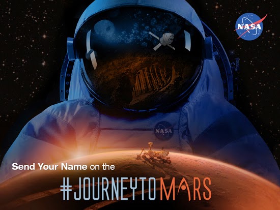 Send Your Name on NASA's Journey to Mars, Thanks to NASA!