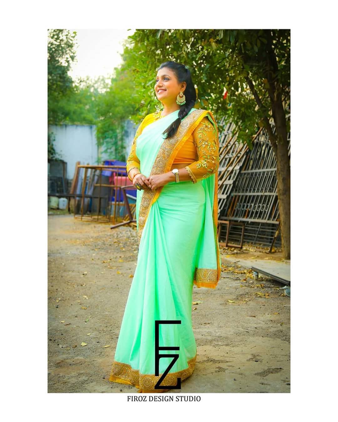 Actress Roja Selvamani in Stunning Photoshoot In Saree