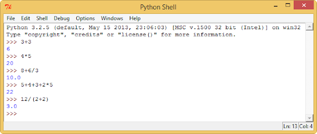 Python 03. Expresiones matemáticas y variables. ~ Tecnología e Informática