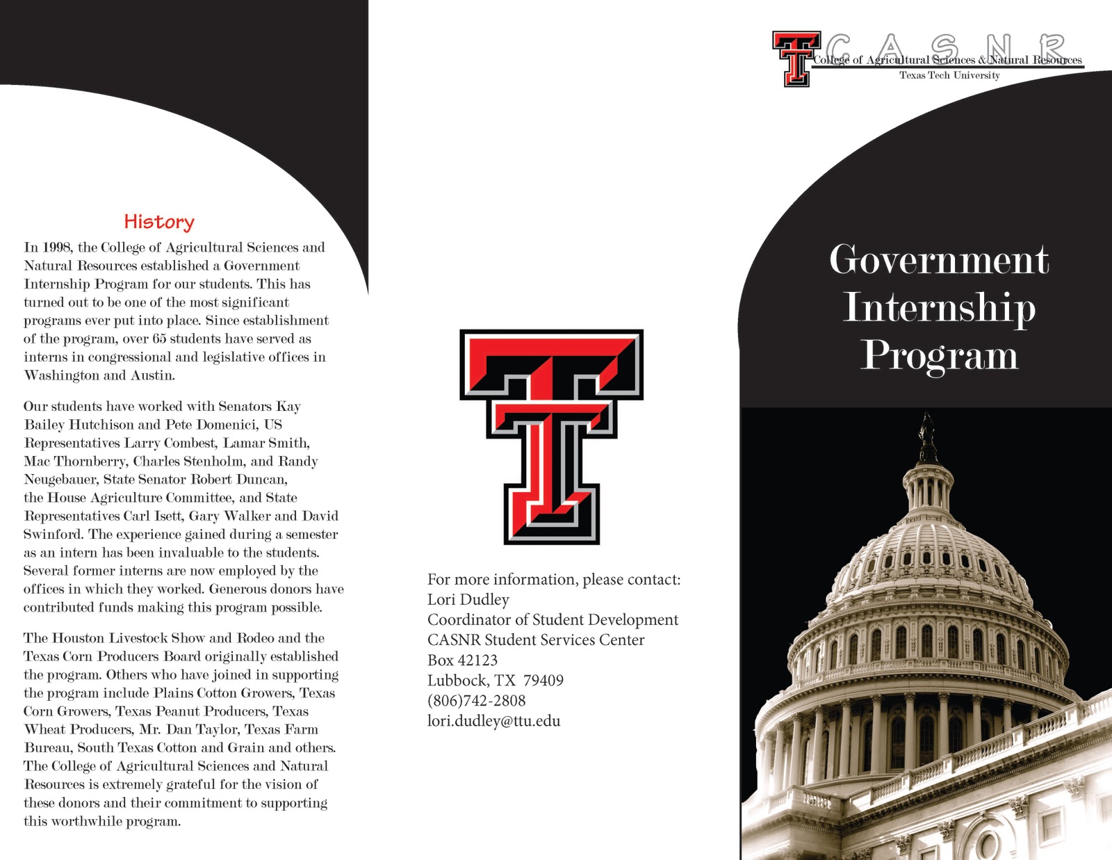 Keegan Marie Langford: Government Internship Brochure