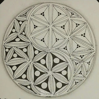 Learning to tangle with Zentangle®: Diva's Weekly Challenge #244 ...