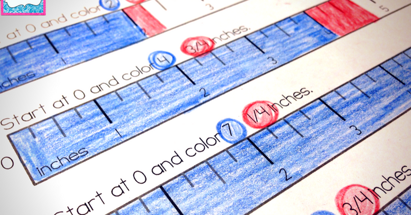 Teach Think Elementary: Coloring to Help with Measuring