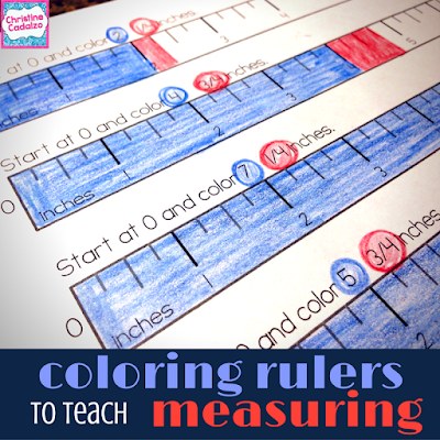 Teach Think Elementary: Coloring to Help with Measuring