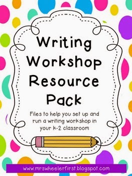 Mrs. Wheeler's First Grade Tidbits: Kicking Off Writing Workshop!