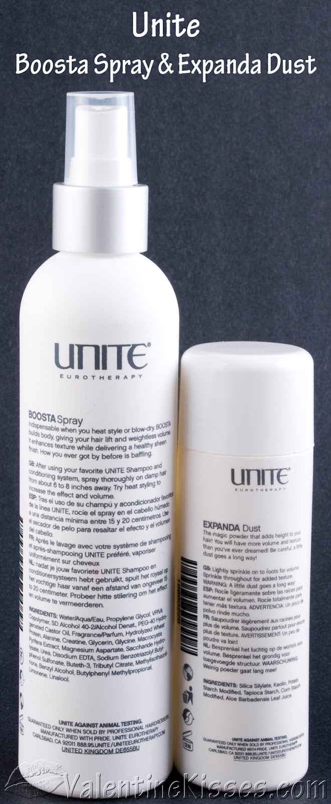 Valentine Kisses: Unite Boosta Spray & Unite Expanda Dust Volumizing ...