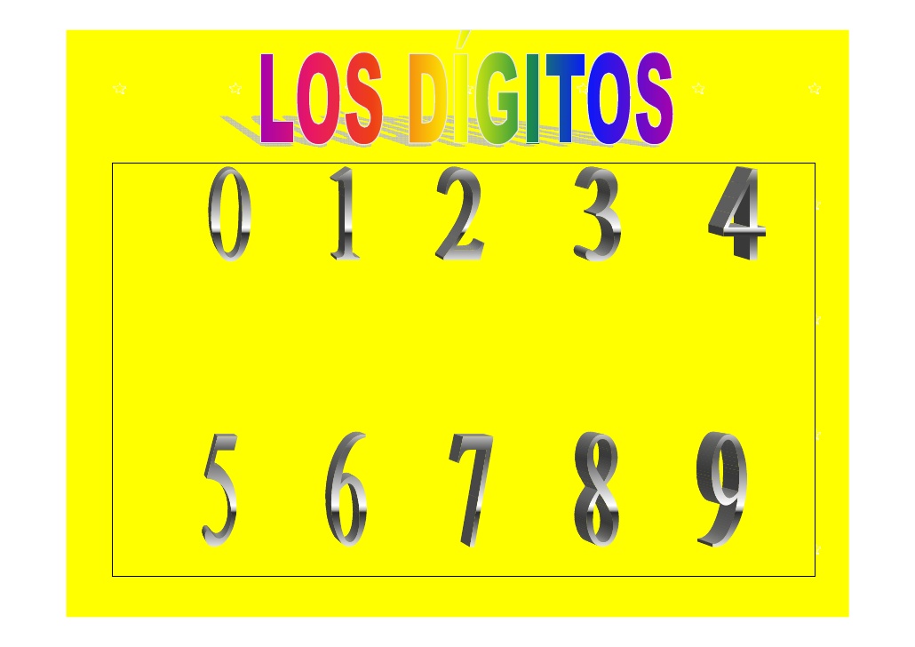 Lógica Y Pensamiento Matematico: Los Números Digitos