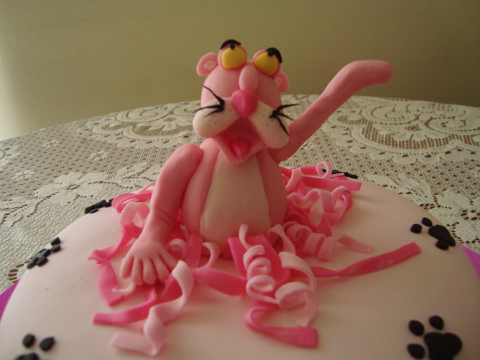 Carla Cakes (Açores): Pantera Cor-de-Rosa