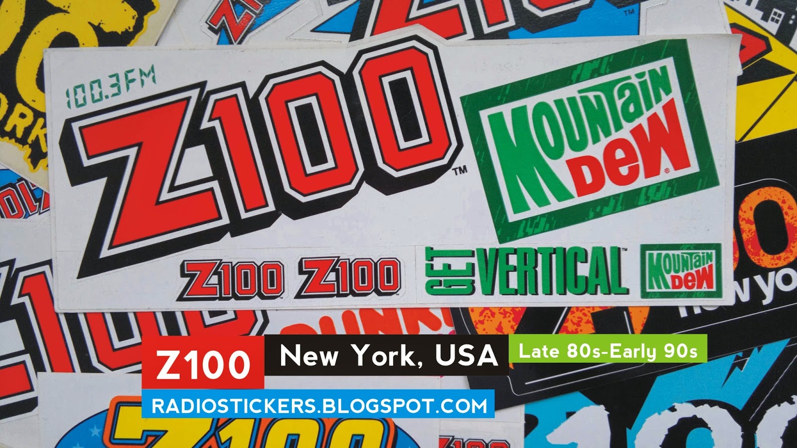 RADIO station stickers... and more!: Z100, New York (1983-2013)