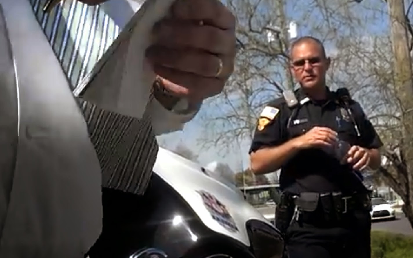 See Best Style: Cop almost hits biker and pulls him over