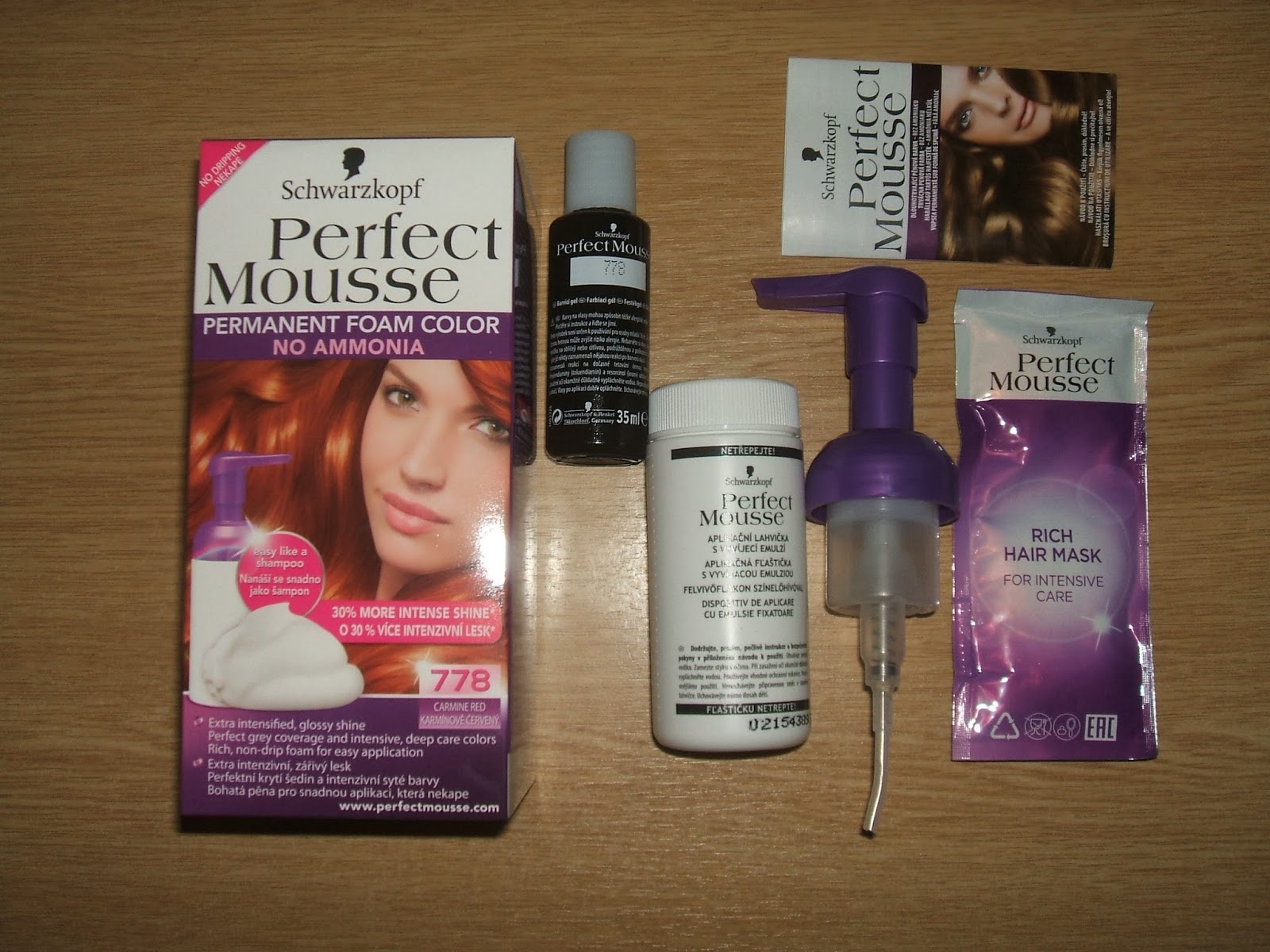 Produse Cosmetice Testate: Vopsea de par Perfect Mousse 778 (rosu ...
