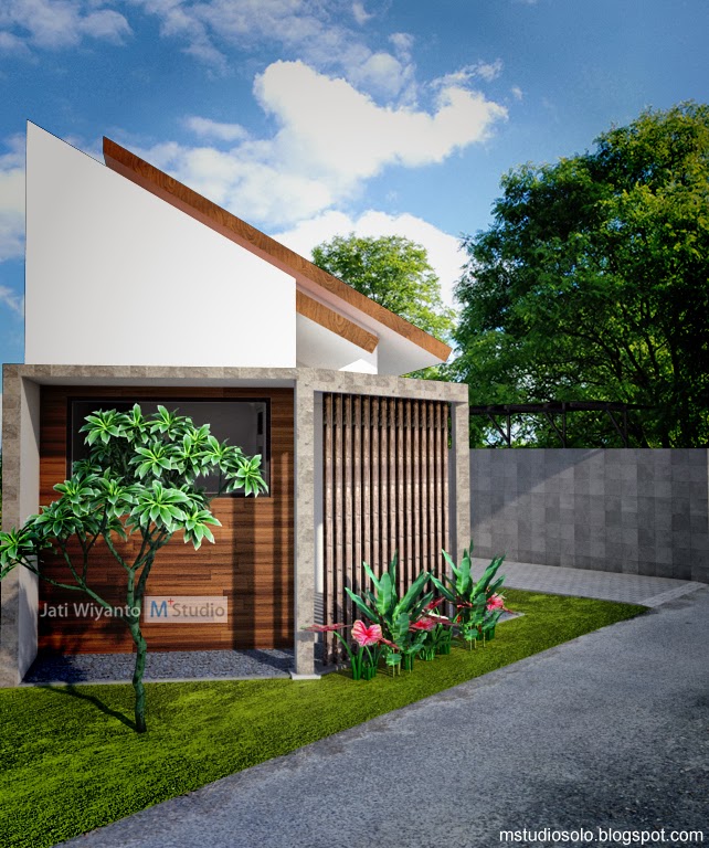 Rumah Tipe 40 Di Lahan Segitiga