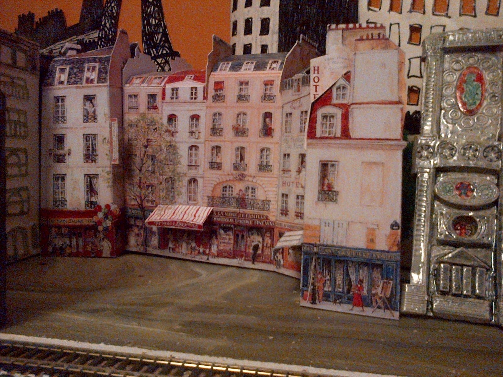 French Model Railway: HO Scale Card Buildings