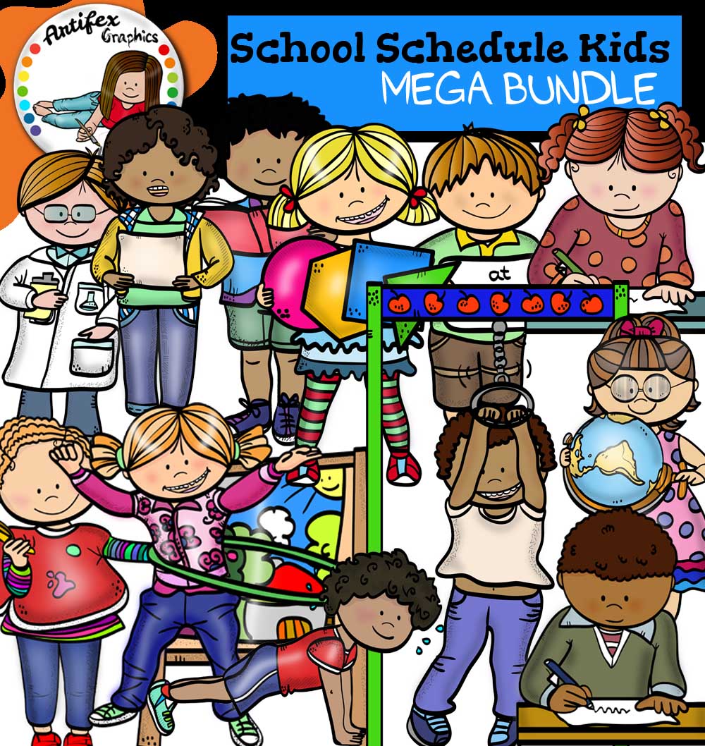 Artifex Graphics: Class Schedule clip art set