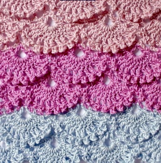 CROCHET SHELL | STITCH PATTERN AFGHAN