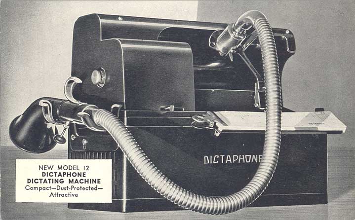 POSTCARDY: the postcard explorer: "New" Model Dictaphone