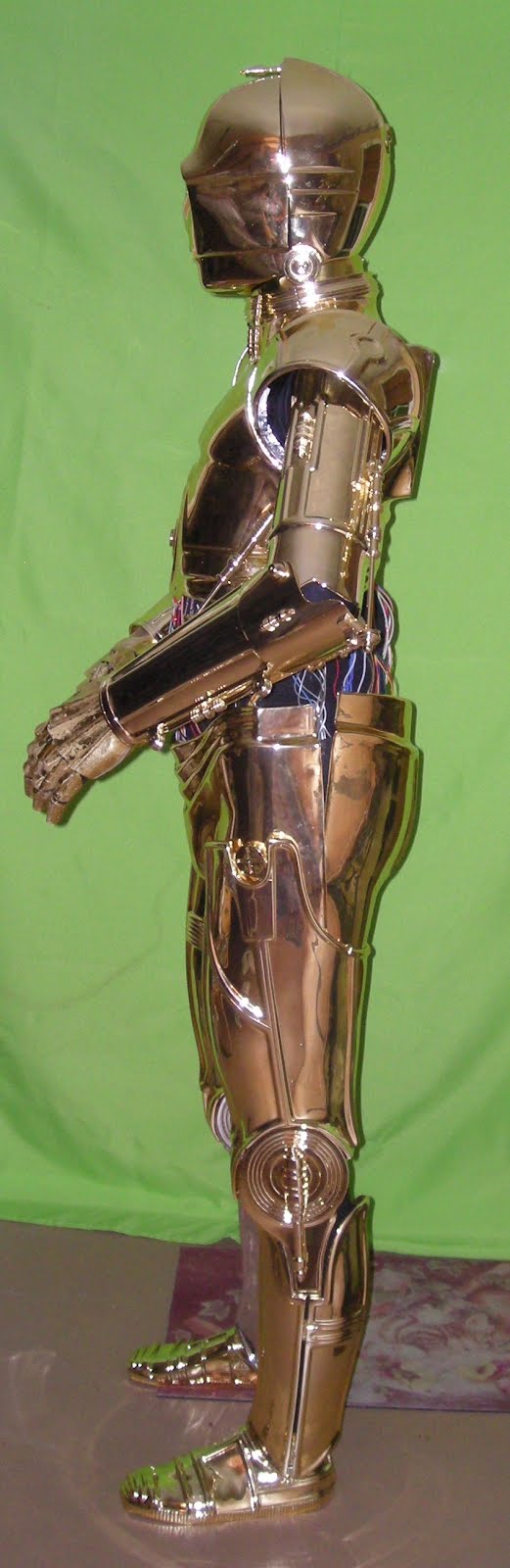Wearable protocol droid costume