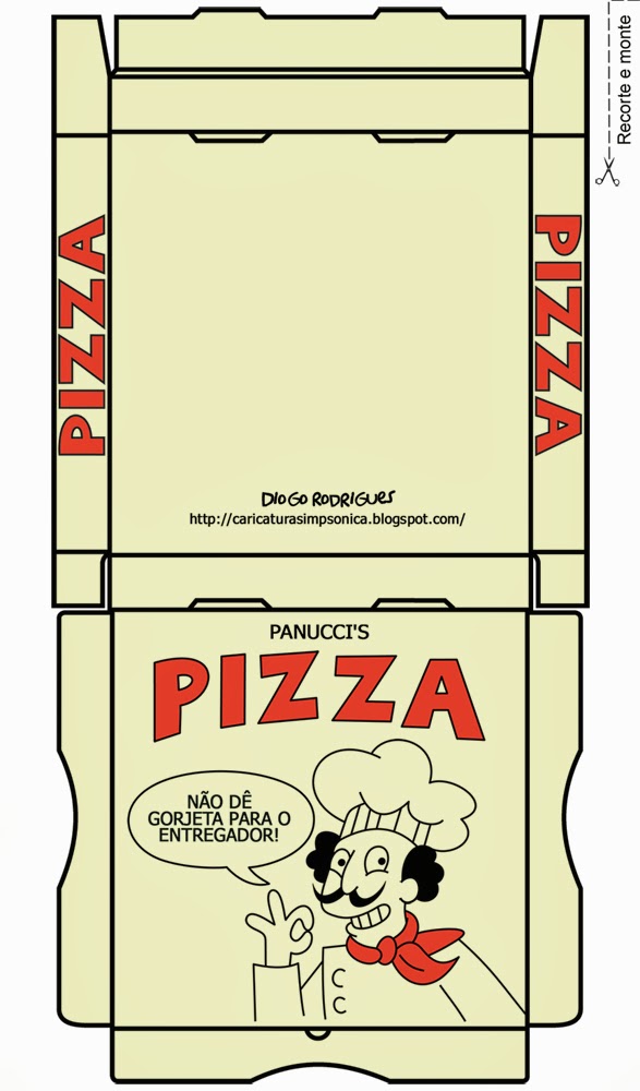 The Great World Of Papercraft: Pizza