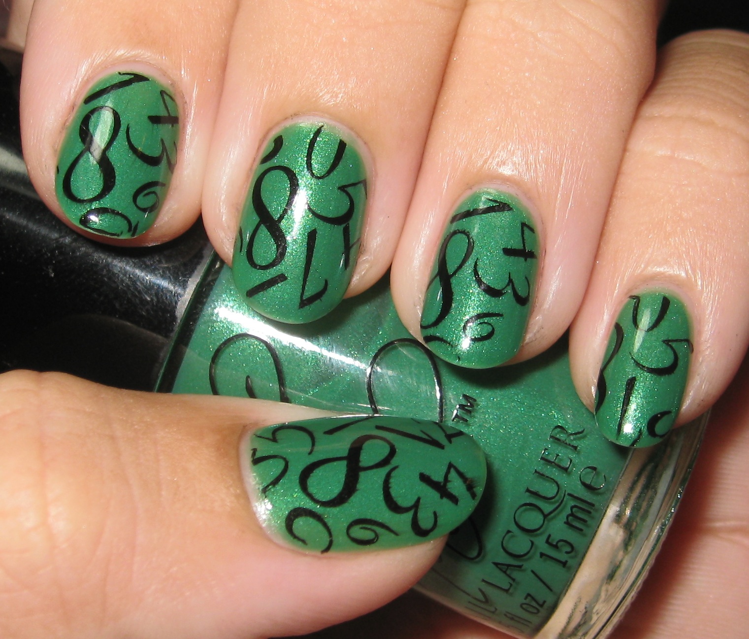 Pretty Little Bottles: Back to School: Accounting Nails!