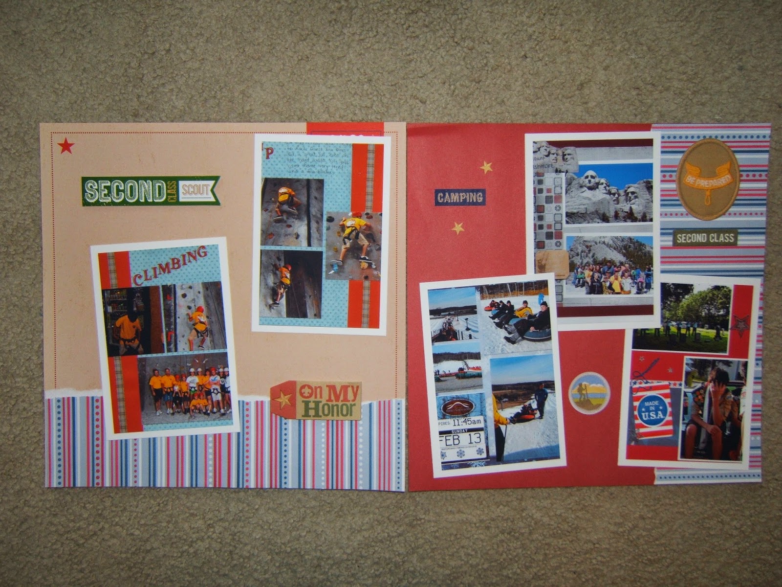 Made Just For You Scrapbooks: Boy Scout Scrapbook Album