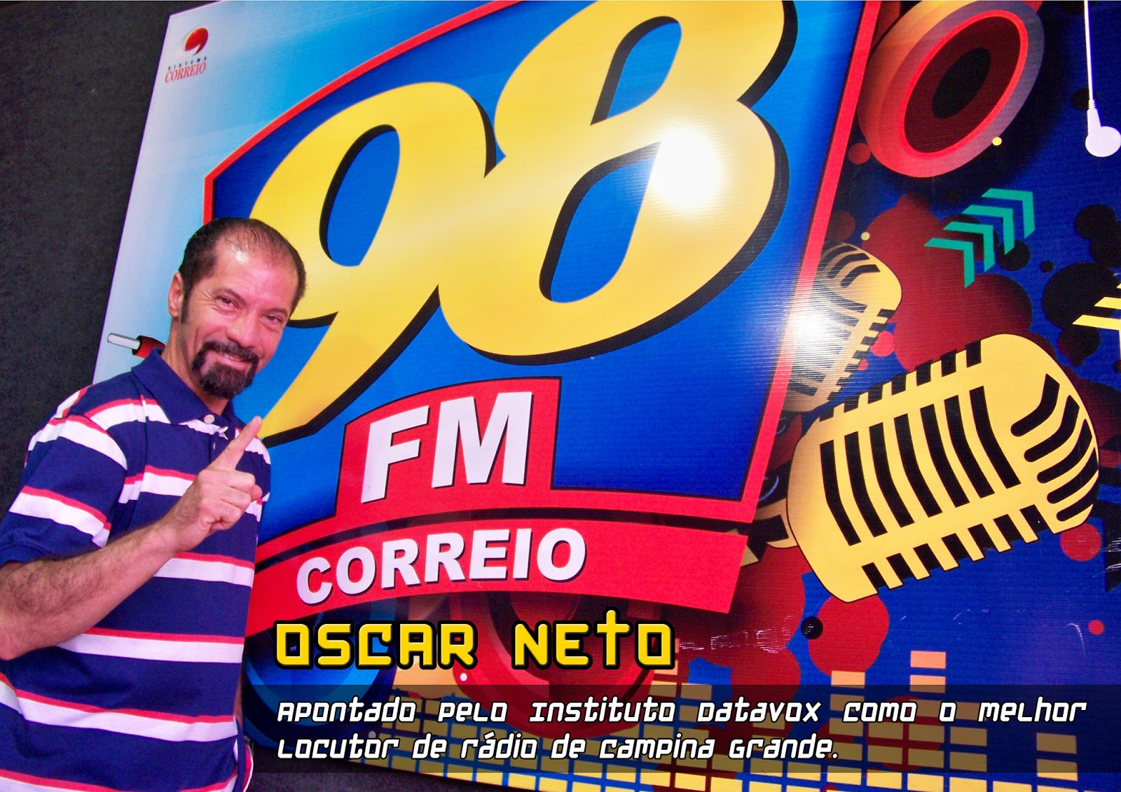 98 FM - SEMPRE NA FRENTE: Oscar Neto é eleito o melhor locutor da ...