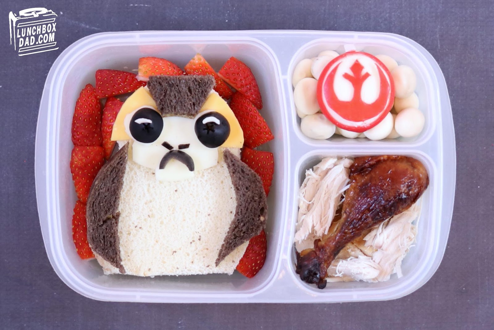 Lunchbox Dad: Star Wars Roasted Porg Lunch