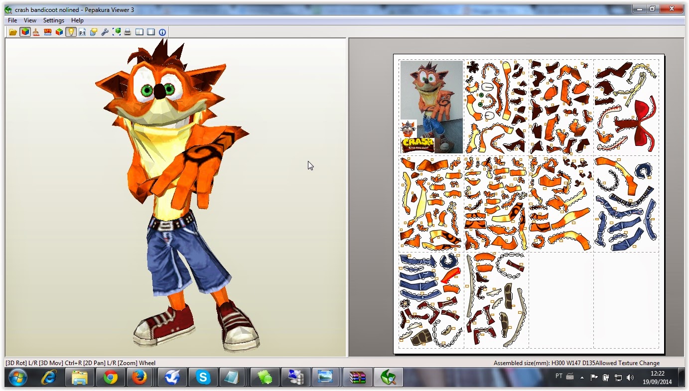 Meu Diário Robô, o melhor site de papercraft do Brasil: Crash Bandicoot ...
