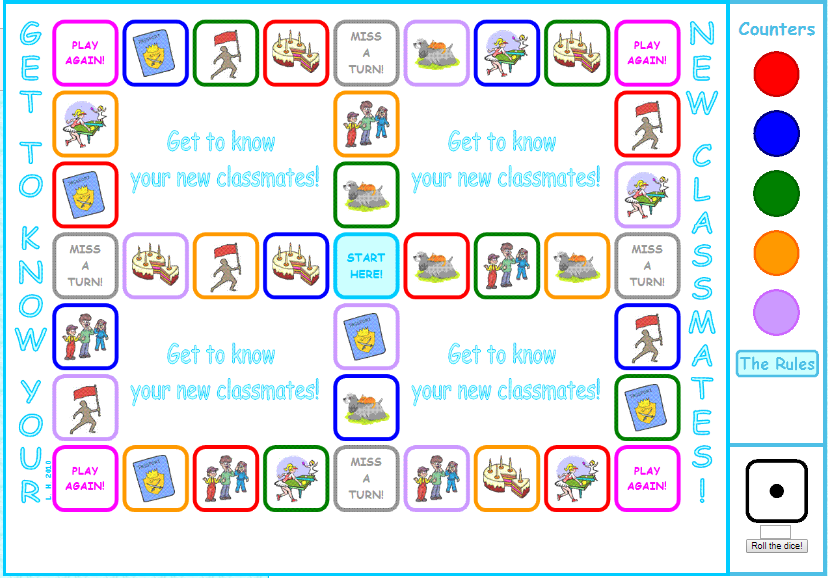 Outstanding Students: Game - Getting to know your "new" classmates...