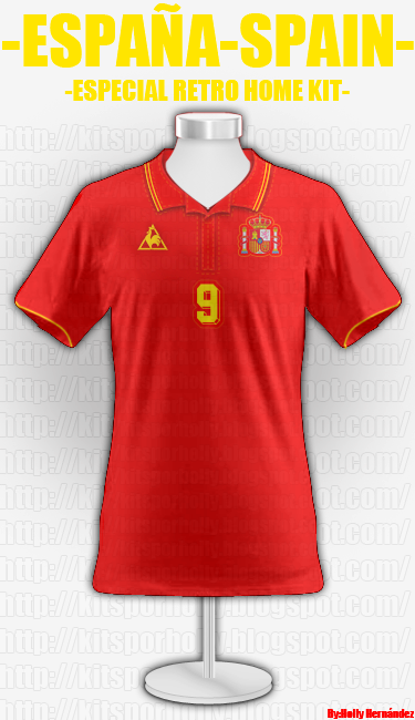 Kitsporholly: España Retro Home Kit.