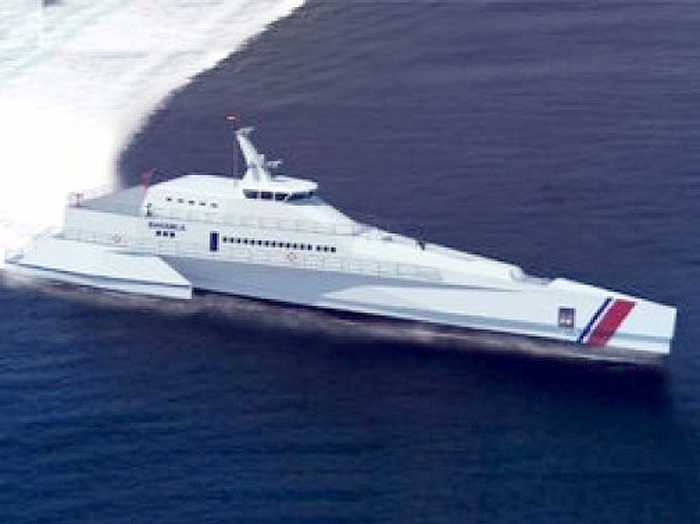 Desain Kapal Trimaran Untuk Badan Keamanan Laut Indonesia (Bakamla ...