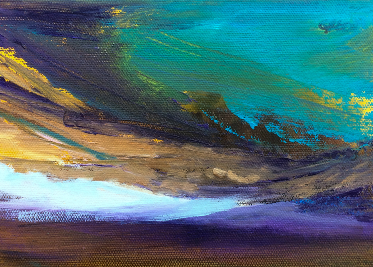 Daily Painters Abstract Gallery: Abstract Landscape, Skyscape Painting ...