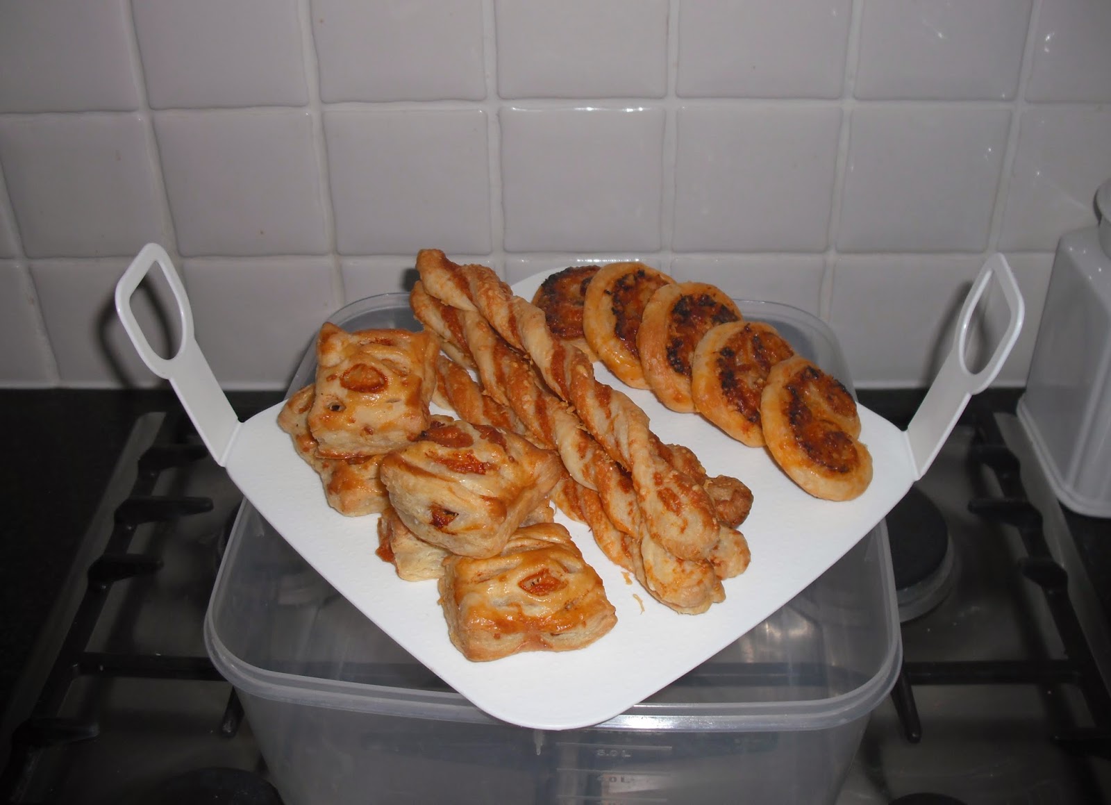 Cheese Puff Pastry Canapes