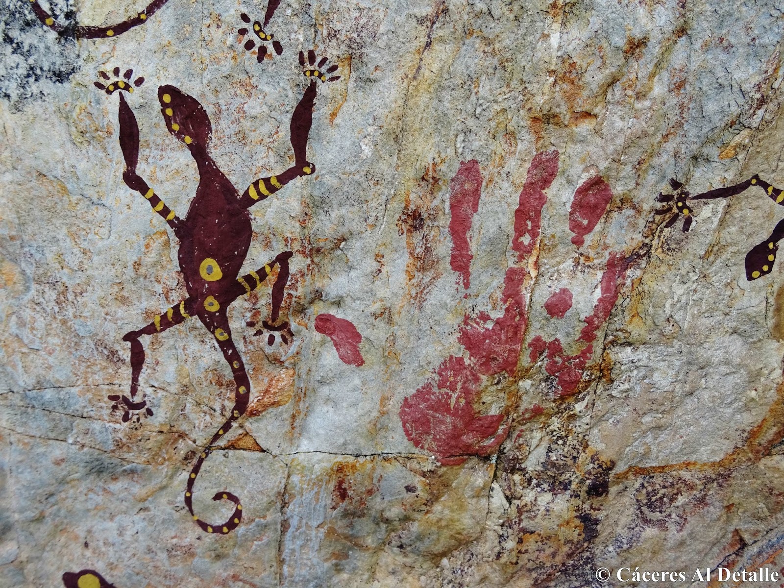 PINTURA RUPESTRE DEL SIGLO XXI EN CÁCERES