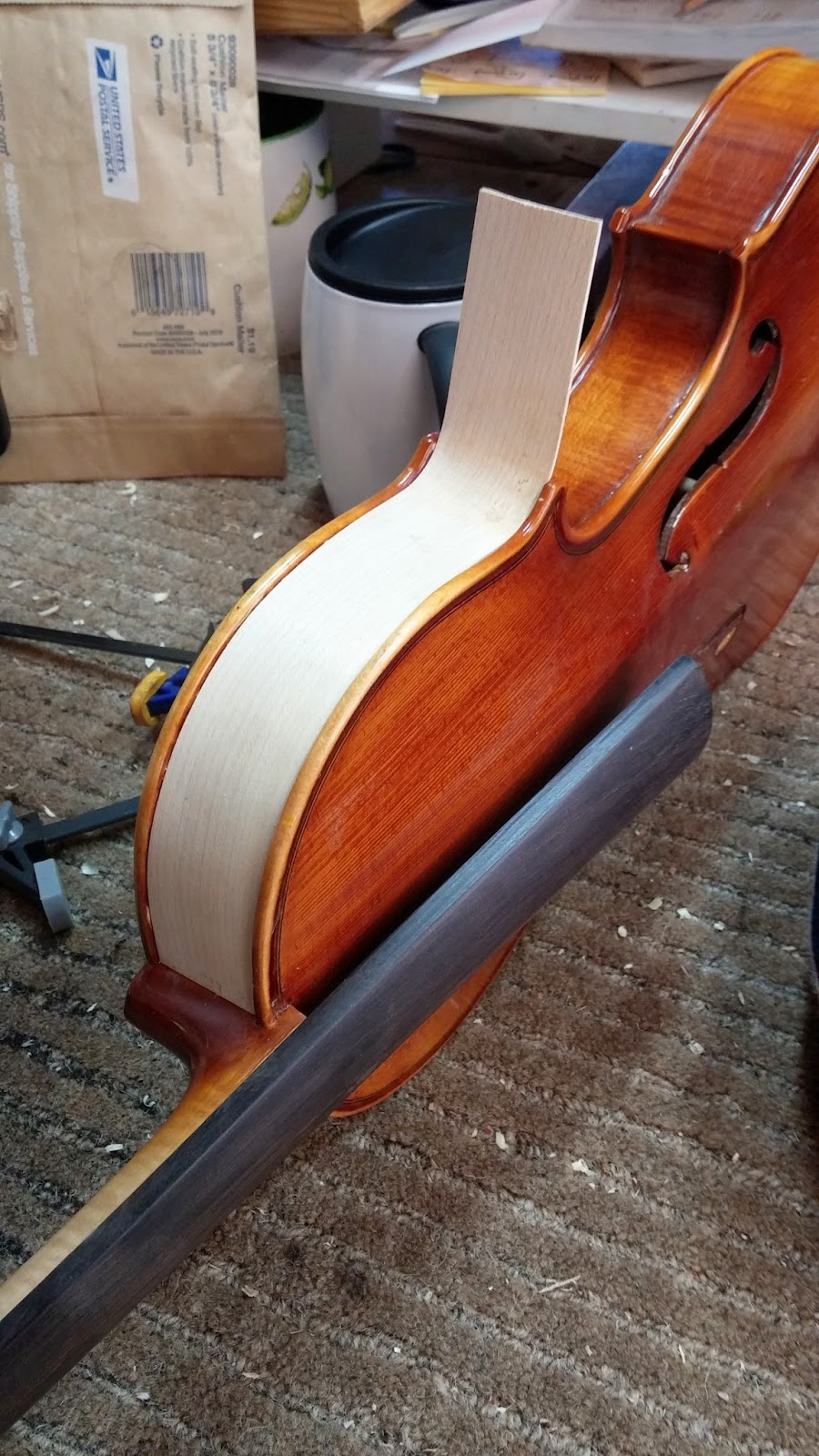Luthier's Bench: Violin rib replacement