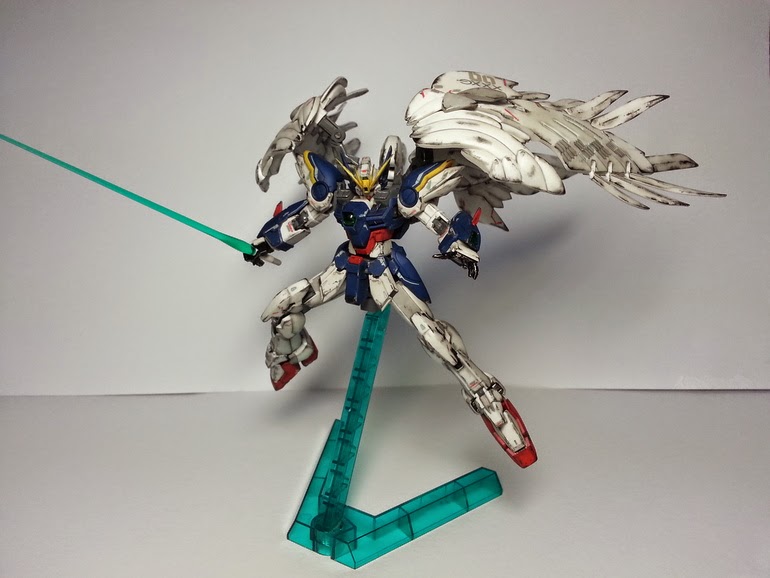 GUNDAM GUY: RG 1/144 Wing Gundam Zero Custom EW 'Battle Damage ...