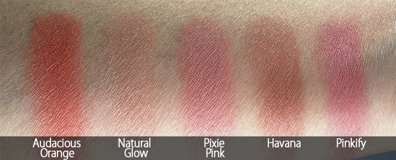 Pro Blush Swatches + Tips ~ Color Studio Professional
