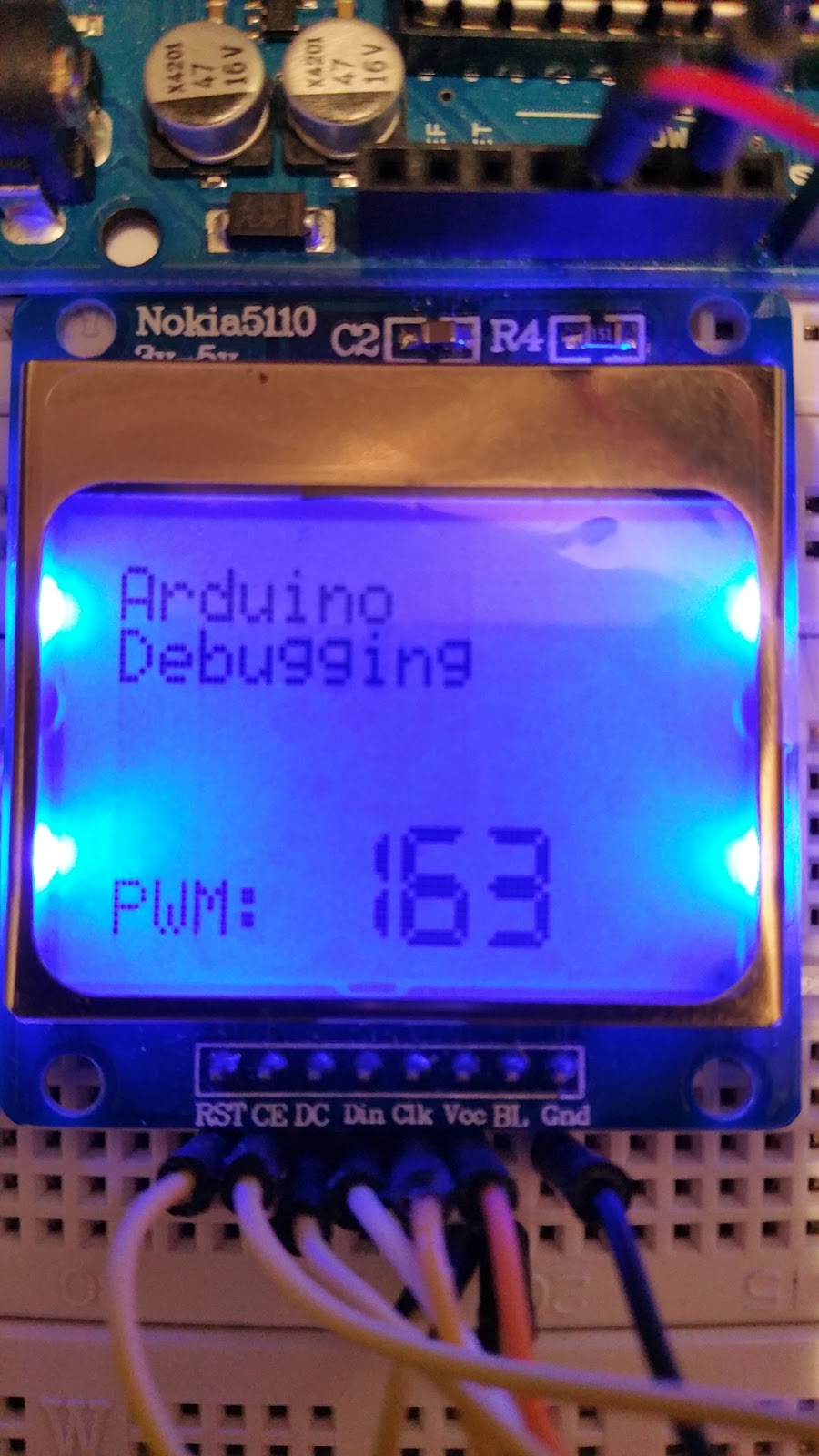 THD Arduino Projekte: Arduino Debugger mit Nokia 5110 LCD