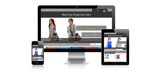 BlogrShop Responsive Blogger Store Template - Irsah inDesigns Blog